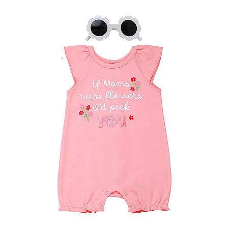 Click here for Baby Starters Baby Girls Short Sleeve Romper  Newb... prices