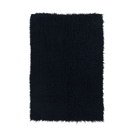 Click here for Linon Flokati Solid Woven Rectangular Accent Rug... prices