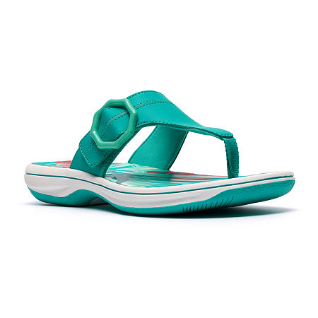Click here for Clarks Cloudsteppers Womens Breeze Cove Flip-Flops... prices