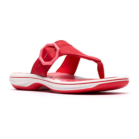 Click here for Clarks Cloudsteppers Womens Breeze Cove Flip-Flops... prices