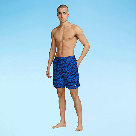 Click here for Nike Mens Drawstring Waist Logo Swim Trunks  Mediu... prices