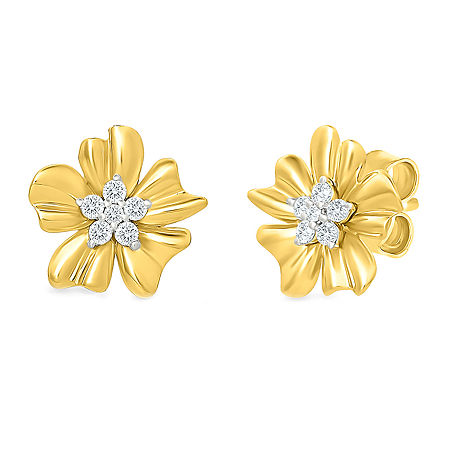 Click here for 1/8 CT. T.W. Natural White Diamond 10K Gold 11.2mm... prices