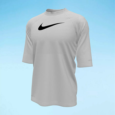 Click here for Nike Big Kid Boys Rash Guard  Small (8)  White prices