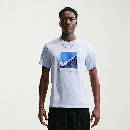 Click here for Nike Mens Swoosh Box Graphic T-Shirt - Hydrogen Bl... prices