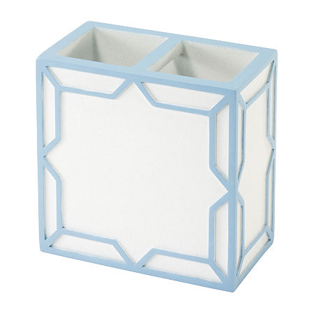 Click here for IZOD Trellis Toothbrush Holder  One Size  Blue prices