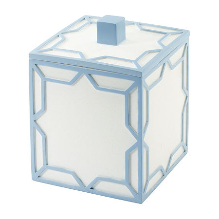 Click here for IZOD Trellis Bathroom Canister  One Size  Blue prices