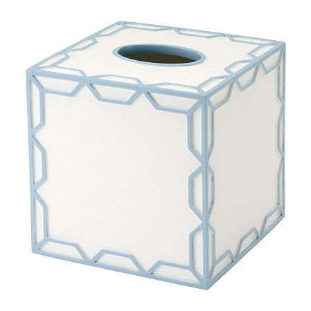Click here for IZOD Trellis Tissue Box Cover  One Size  Blue prices
