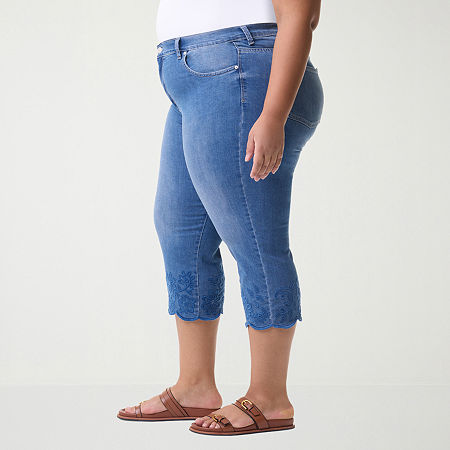 Click here for Gloria Vanderbilt Amanda Womens Plus Capri Jean  1... prices
