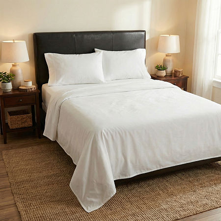 Click here for Knightsbridge Ecosoft 440tc Sheet Set  One Size  W... prices
