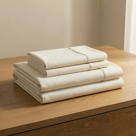 Click here for Knightsbridge Ecosoft 330tc Sheet Set  One Size  B... prices