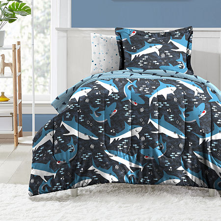 Click here for Dream Factory Sharks 5-Piece Comforter Set  Twin -... prices