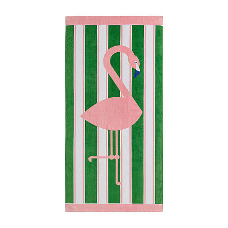 Click here for JONATHAN ADLER Flamingo Beach Towel  One Size  Pin... prices