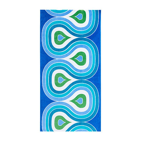 Click here for JONATHAN ADLER Milano Beach Towel  One Size  Blue prices