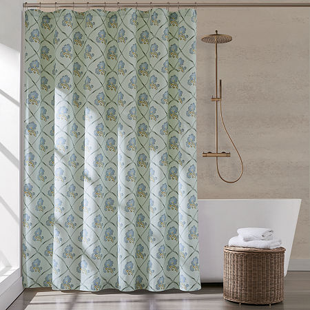 Click here for Brooklyn Loom Olivia Floral Shower Curtain  One Si... prices