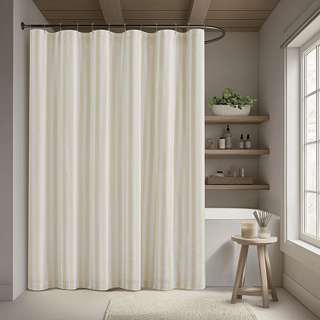 Click here for Brooklyn Loom Levi Stripe Shower Curtain  One Size... prices