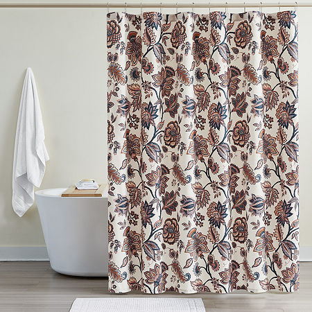 Click here for Cannon Chloe Jacobean Shower Curtain  One Size  Be... prices
