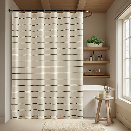 Click here for Brooklyn Loom Hayward Stripe Shower Curtain  One S... prices