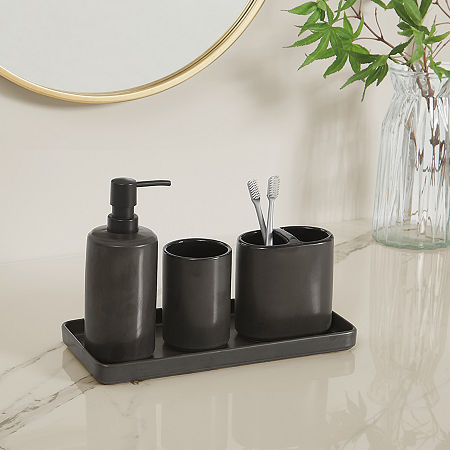 Click here for Brooklyn Loom Eli Bronze 4-pc. Bath Accessory Sets... prices