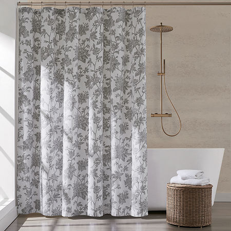 Click here for Brooklyn Loom Mila Floral Shower Curtain  One Size... prices