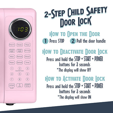 Click here for Nostalgia Counter Microwave  One Size  Pink prices