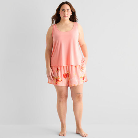 Click here for Ambrielle Womens Sleeveless 2-pc. Plus Pajama Sets... prices