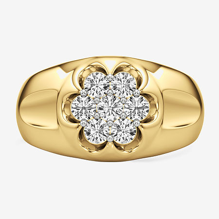 Click here for (G-H / Si2) Mens 1 CT. T.W. Lab Grown White Diamon... prices