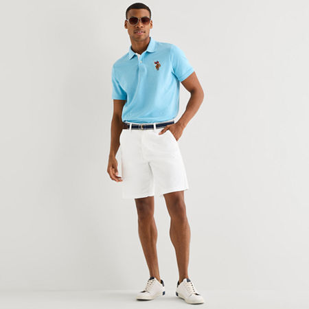 Click here for U.S. Polo Assn. Belted Flat Front Mens 9 Stretch F... prices
