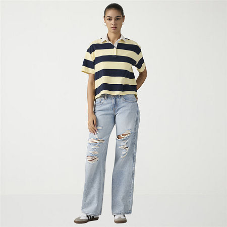 Levis Superlow Womens High Rise Loose Fit Jean  30  Blue