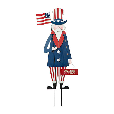 Click here for Glitzhome 36 Patriotic Uncle Sam 4th of July Yard... prices