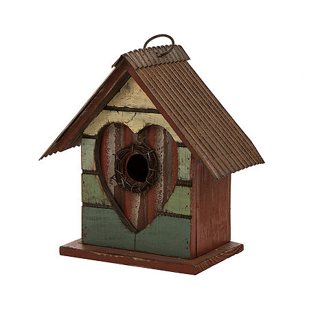Click here for Glitzhome 8.66 Inch Height Distressed Heart Wooden... prices
