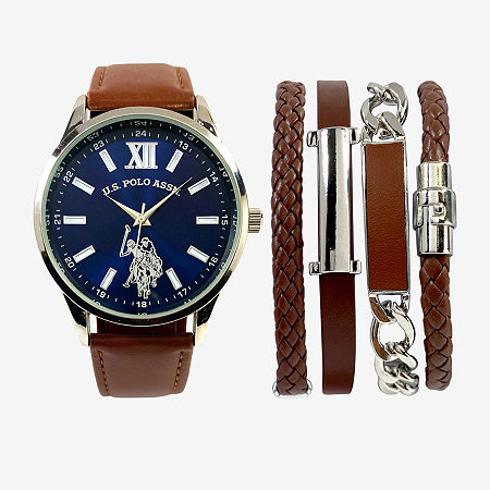 Click here for U.S. Polo Assn. Mens Brown 5-pc. Watch Boxed Set U... prices