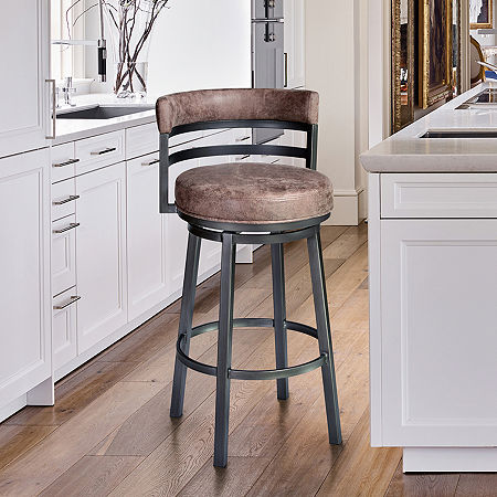 Click here for Titana Counter Height Upholstered Bar Stool  One S... prices