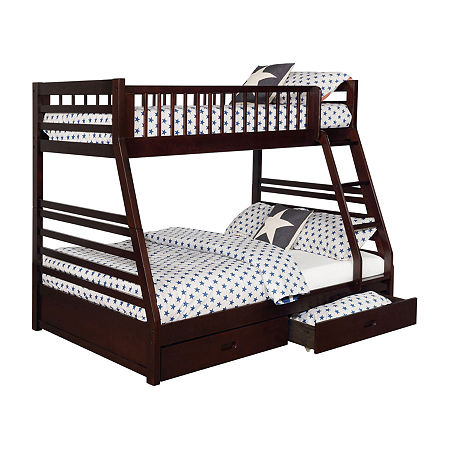 Click here for Ashton Kids Bunk Bed With Storage  One Size  Brown prices