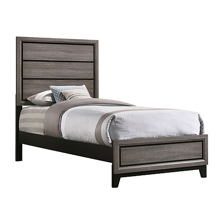 Click here for Watson Rectangle Bed  One Size  Gray prices