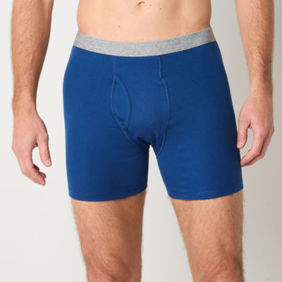 Stafford Bonus Pack Mens 5 Pack Boxer Briefs 302864, Color: Blue - JCPenney