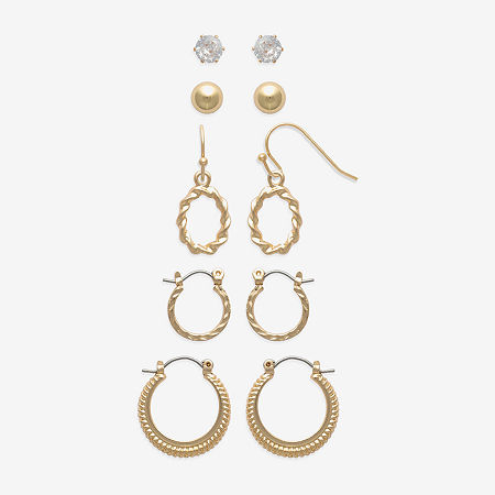 Click here for Mixit Womens Hypoallergenic 5 Pair Earring Set  On... prices