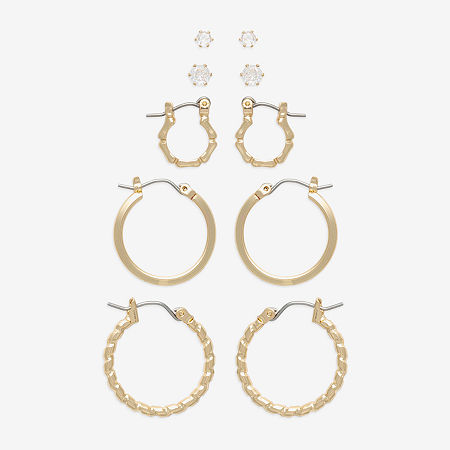 Click here for Mixit Womens Cubic Zirconia Hypoallergenic 5 Pair... prices