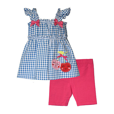 Click here for Bonnie Jean Toddler Girls 2-pc. Short Set  2t  Blu... prices