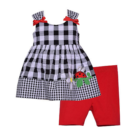 Click here for Bonnie Jean Toddler Girls 2-pc. Short Set  4t  Bla... prices