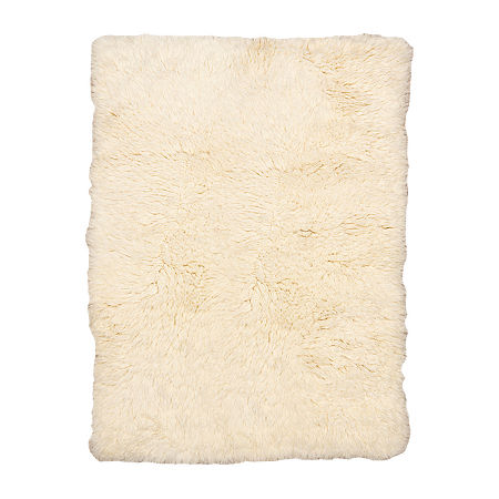 Click here for Linon Flokati Solid Woven Rectangular Area Rug  On... prices