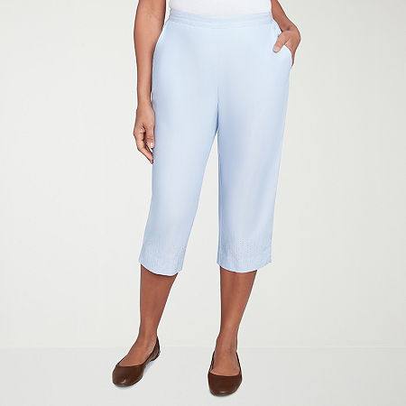 Click here for Alfred Dunner Womens Stretch Fabric Straight Capri... prices