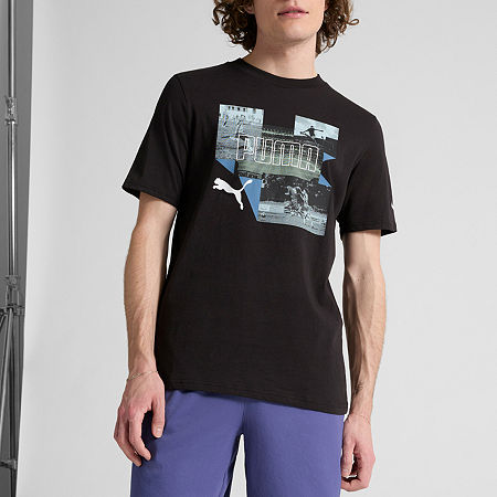 Click here for PUMA Mens Crew Neck Short Sleeve Regular Fit Graph... prices