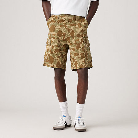 Levis Mens Big & Tall Carrier 10 Shorts - Duck Camo