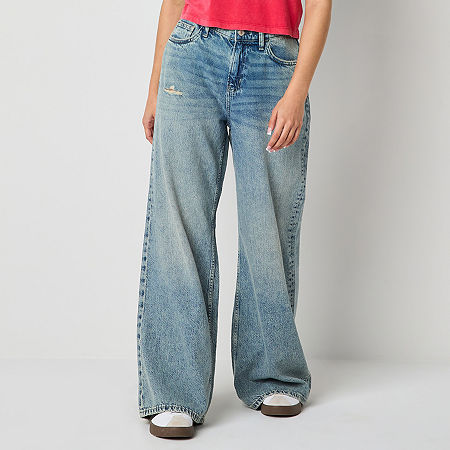 Click here for Arizona Juniors Airy Drape Ripped Womens Low Rise... prices