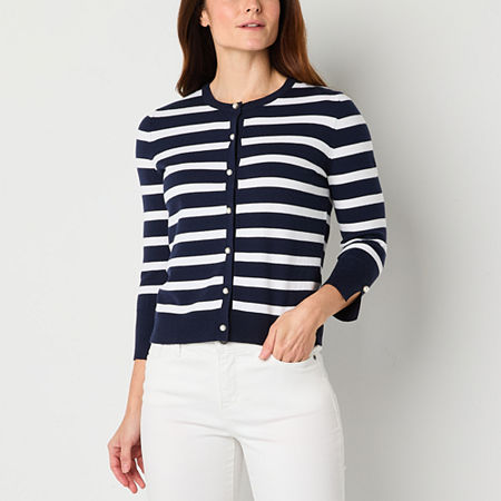 Click here for Liz Claiborne Womens Crew Neck Long Sleeve Button... prices