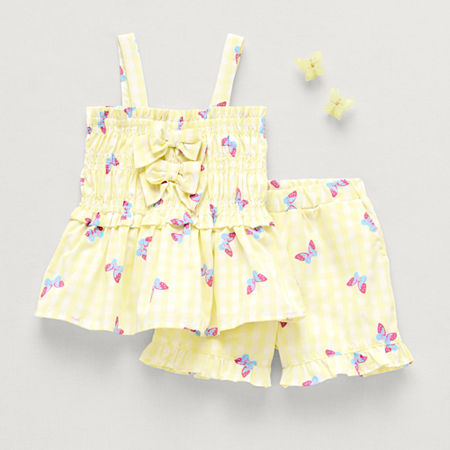 Click here for Btween Baby Girls 2-pc. Short Set  18 Months  Yell... prices