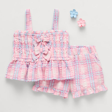 Click here for Btween Toddler Girls 2-pc. Short Set  3t  Pink prices