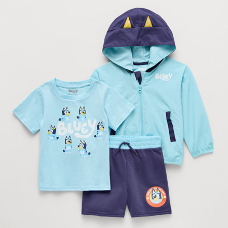 Click here for Toddler Boys Bluey 3-pc. Short Set  4t  Blue prices