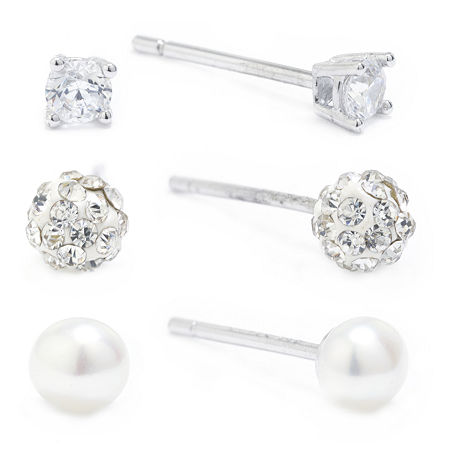 Click here for Silver Treasures Womens Cubic Zirconia Cultured Fr... prices