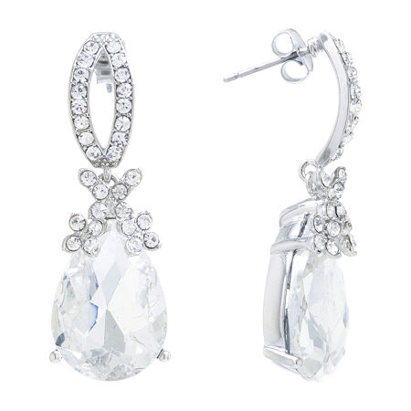 Click here for Sparkle Allure Pure Silver Over Brass Crystal Drop... prices